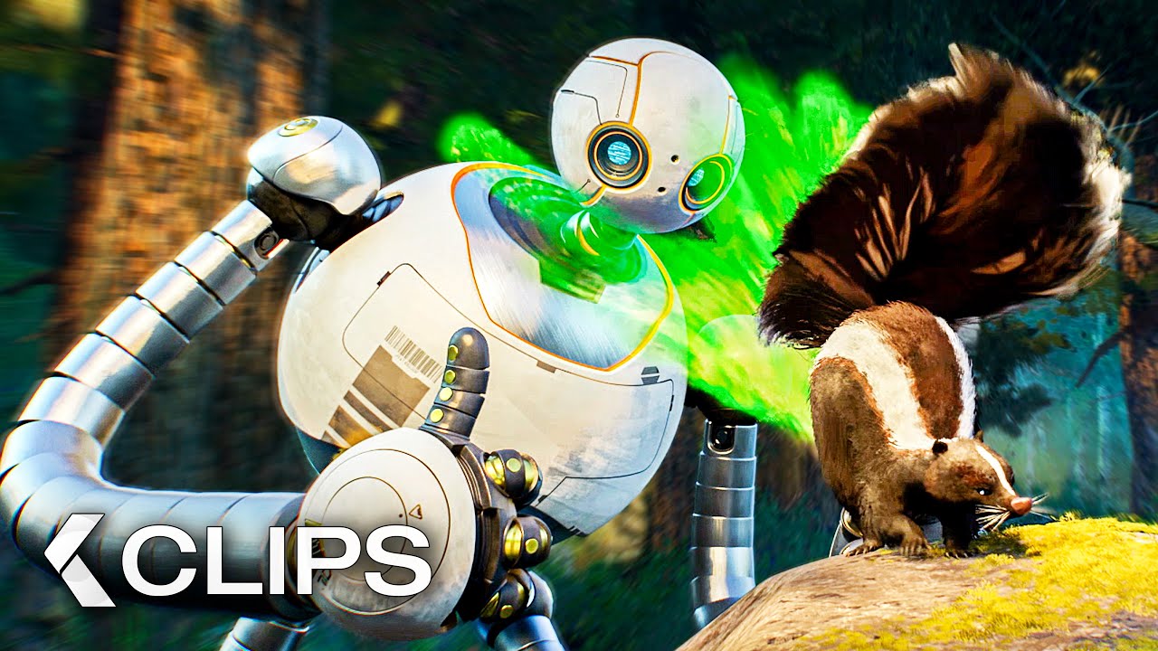 DER WILDE ROBOTER Alle Clips & Trailer German Deutsch (2024) - YouTube