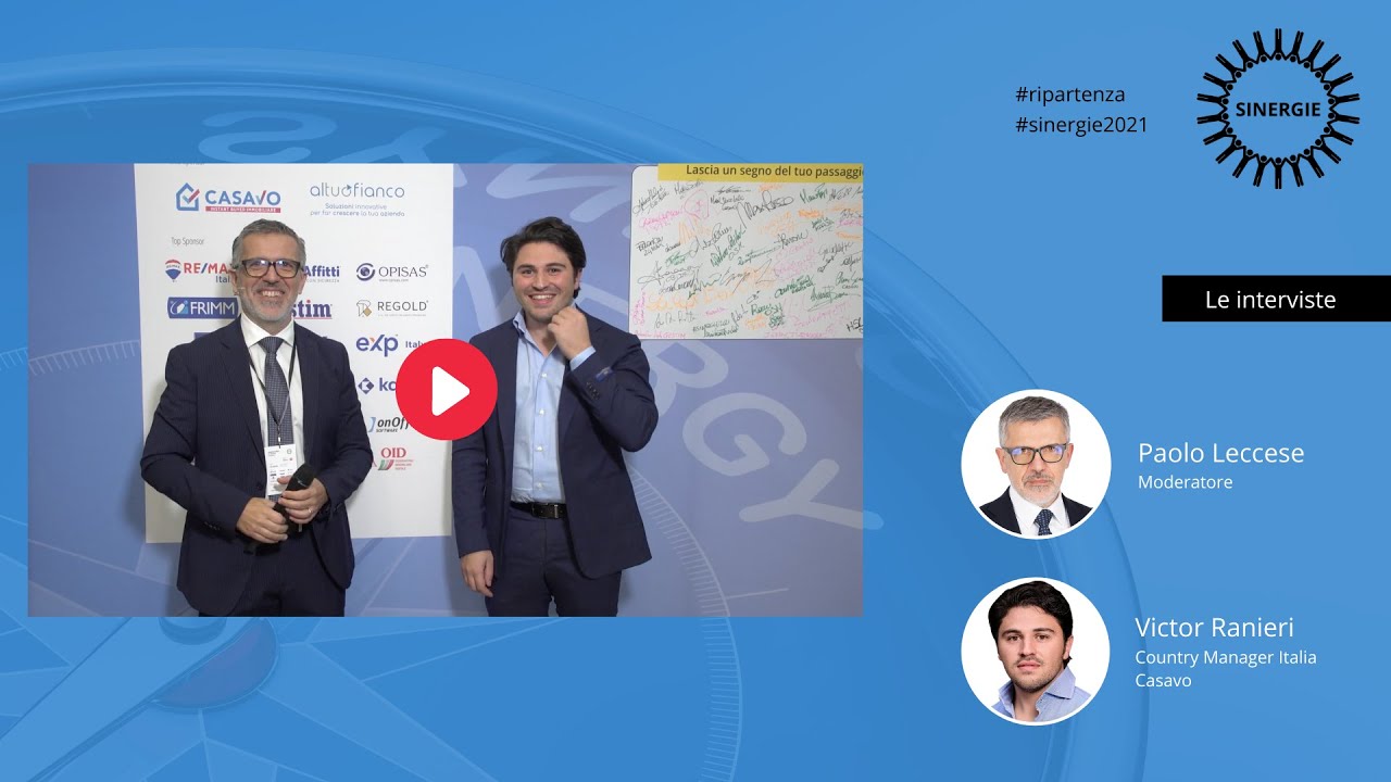 #Sinergie2021 #ripartenza: intervista a Victor Ranieri, Country Manager ...