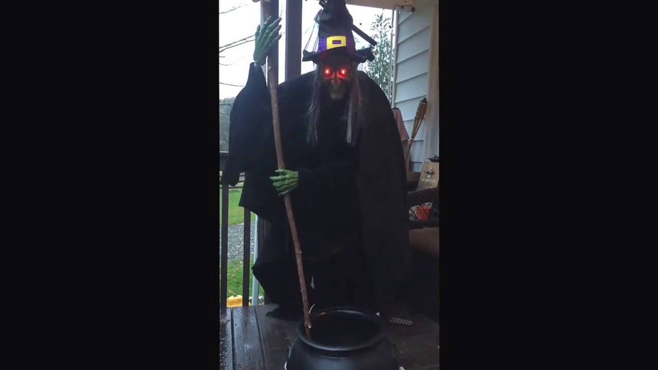 DIY Witch Cauldron Creeper - YouTube
