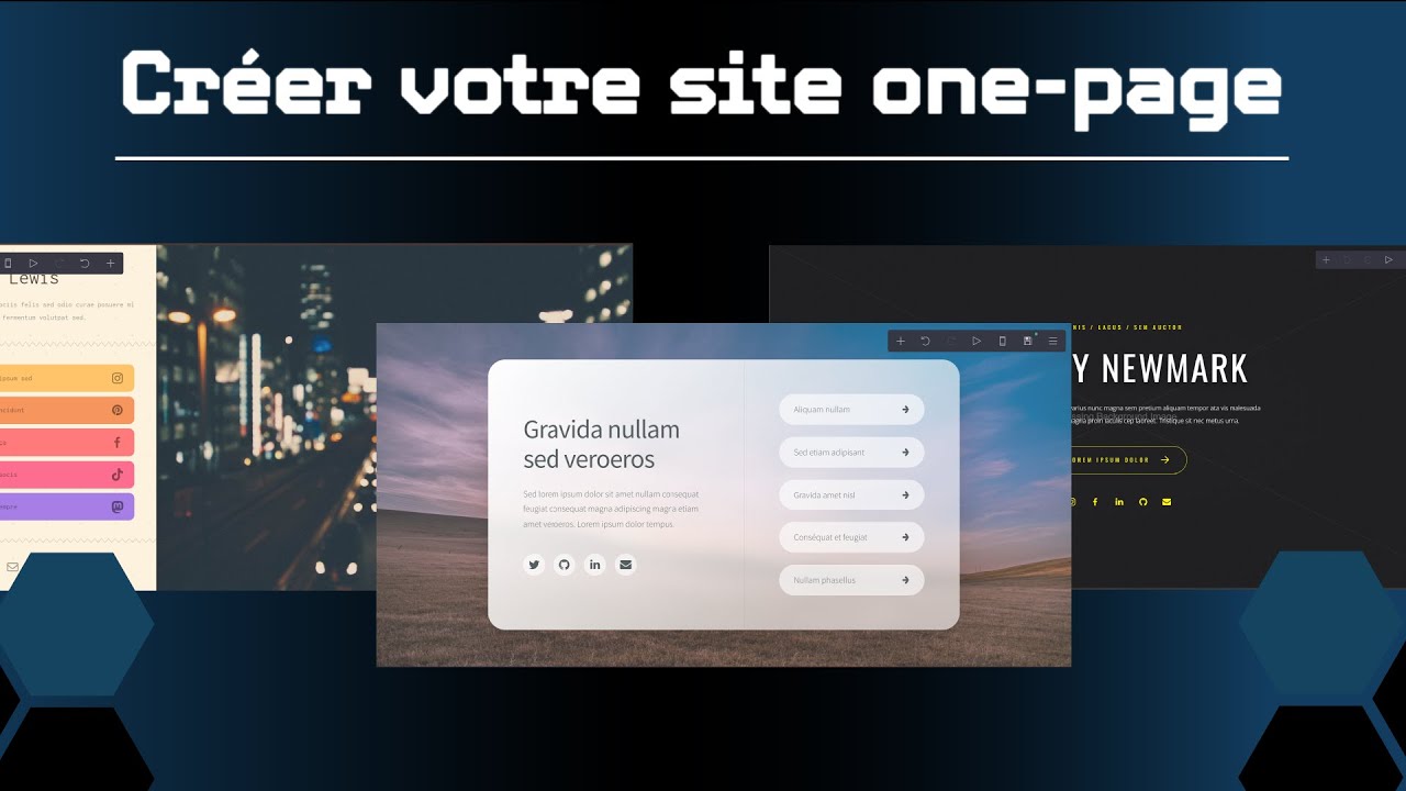 TUTO CARRD - Les bases pour créer un site one-page - YouTube