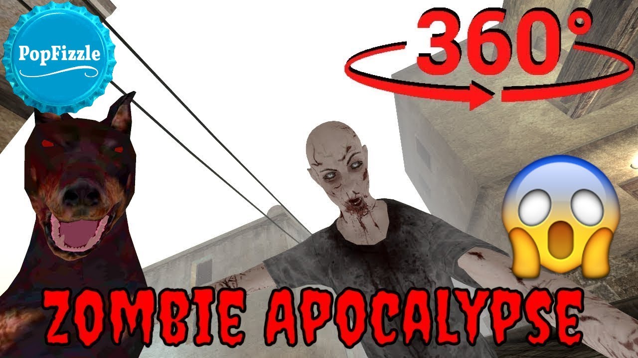 360 video || Zombie Apocalypse Episode 3 || Horror Animation VR - YouTube