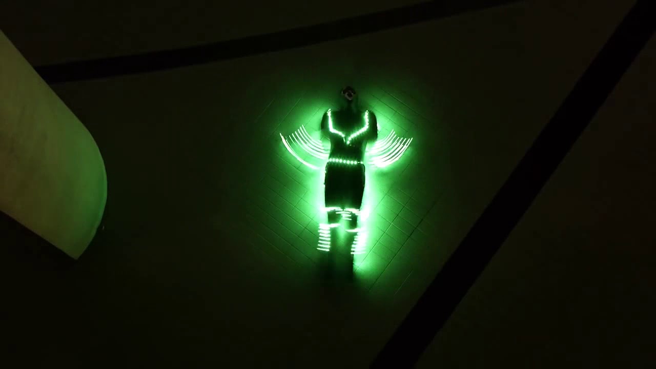 Green Led Man - YouTube