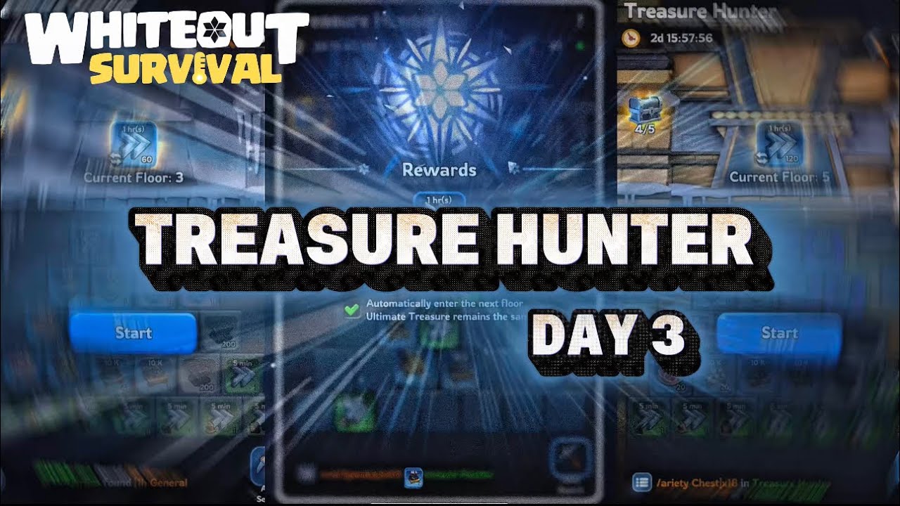 Treasure Hunter Event -Day 3- حدث صائد الكنوز اليوم الثالث 🔥 - YouTube