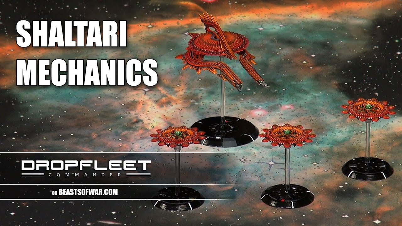 Dropfleet Commander - Shaltari Mechanics - YouTube