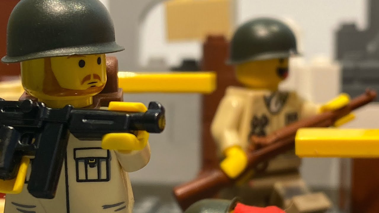 LEGO-WW2 battle of Caen, 1944 - YouTube