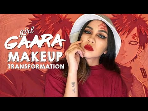 GIRL GAARA MAKEUP TRANSFORMATION | Ally Gumamela - YouTube