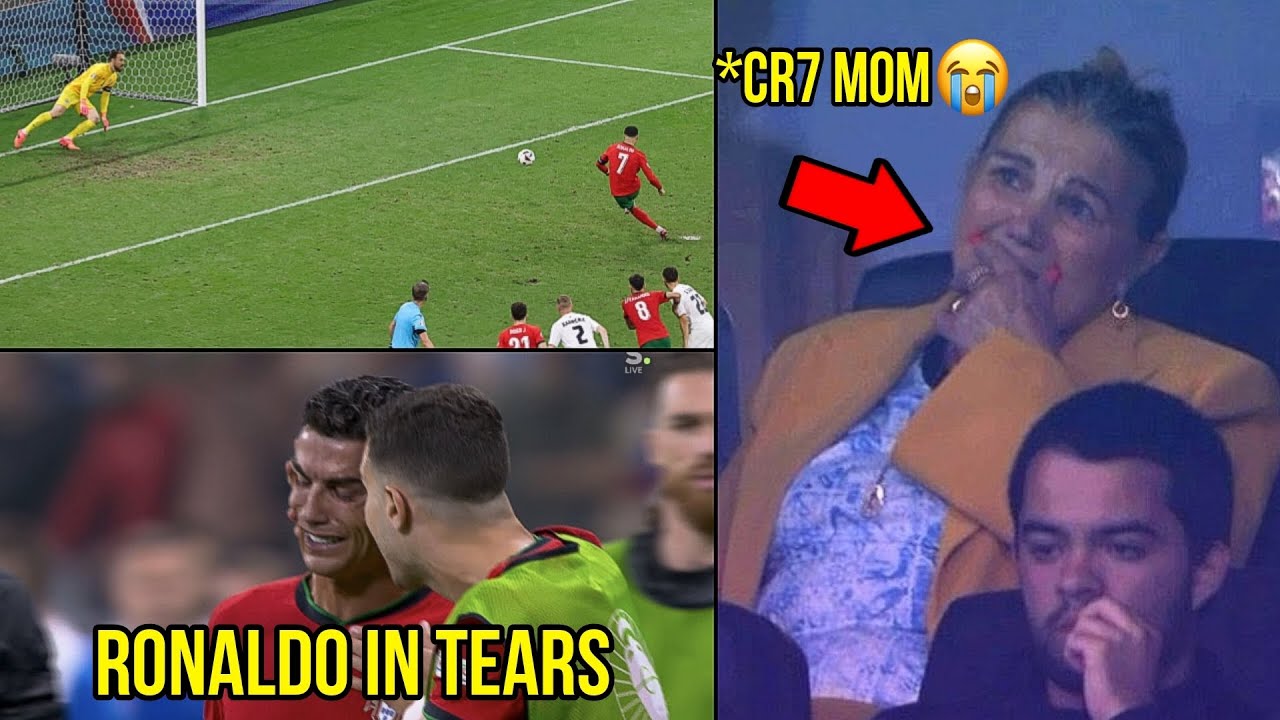 Cristiano Ronaldo's Mom reaction when Ronaldo starts crying after ...