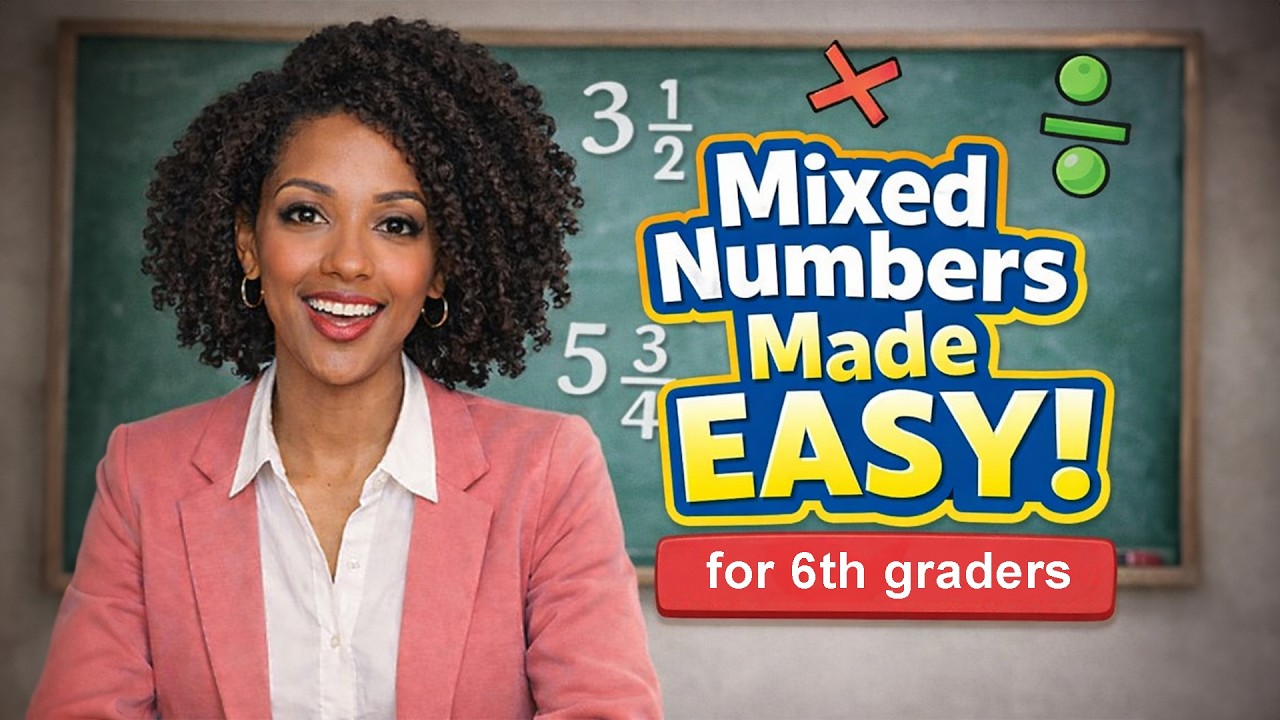 Writing Mixed Numbers as Improper Fractions | 6th Grade Math - YouTube
