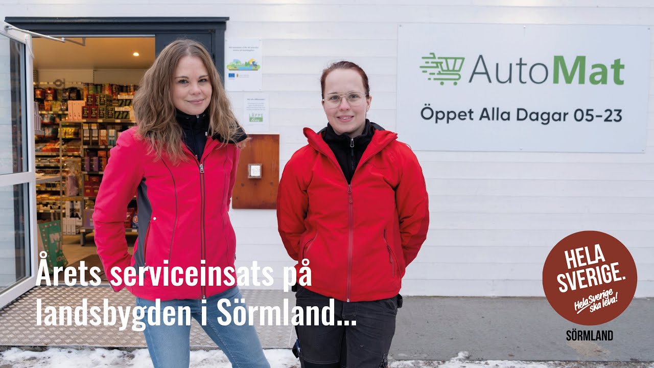 Årets serviceinsats på landsbygden i Sörmland 2021 • Erika och Maria ...