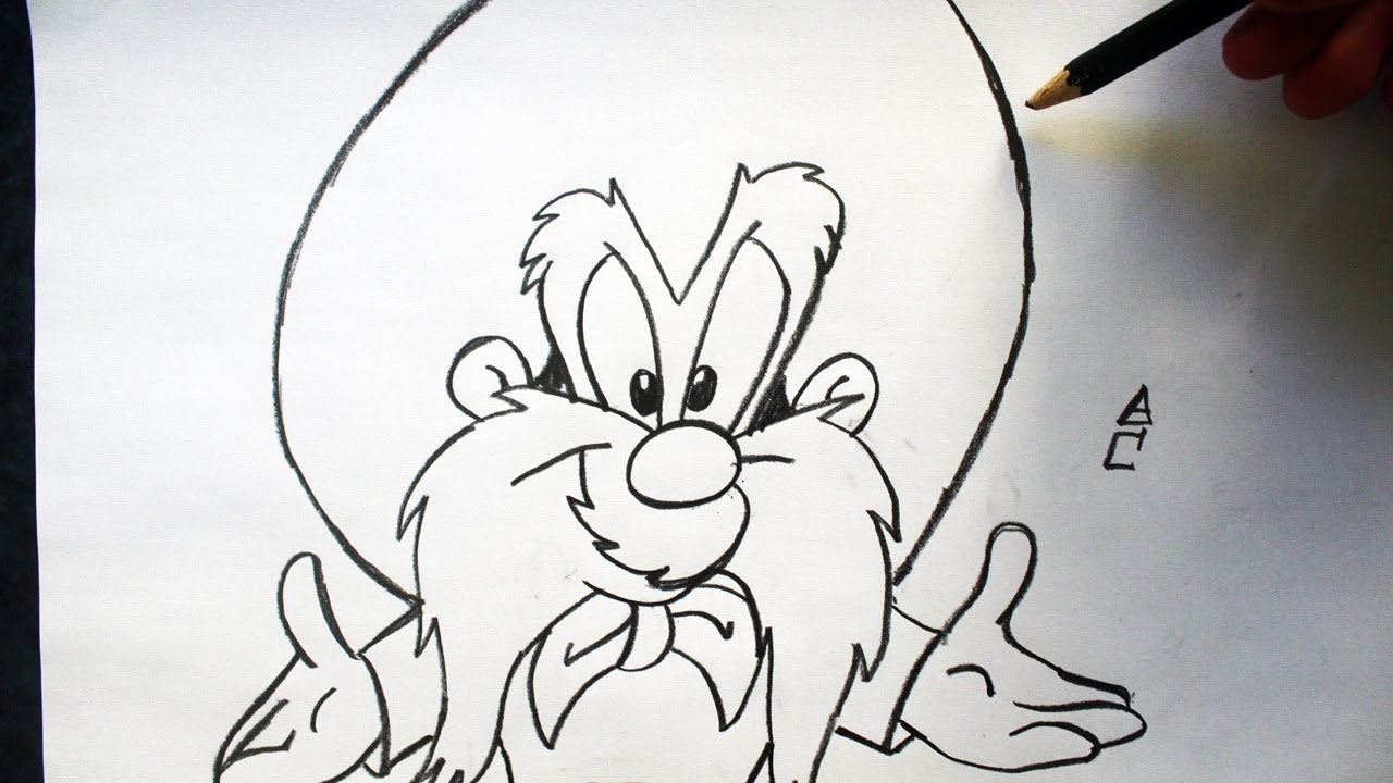 Como Desenhar o Eufrazino [Looney Tunes] - (How to Draw Yosemite Sam ...