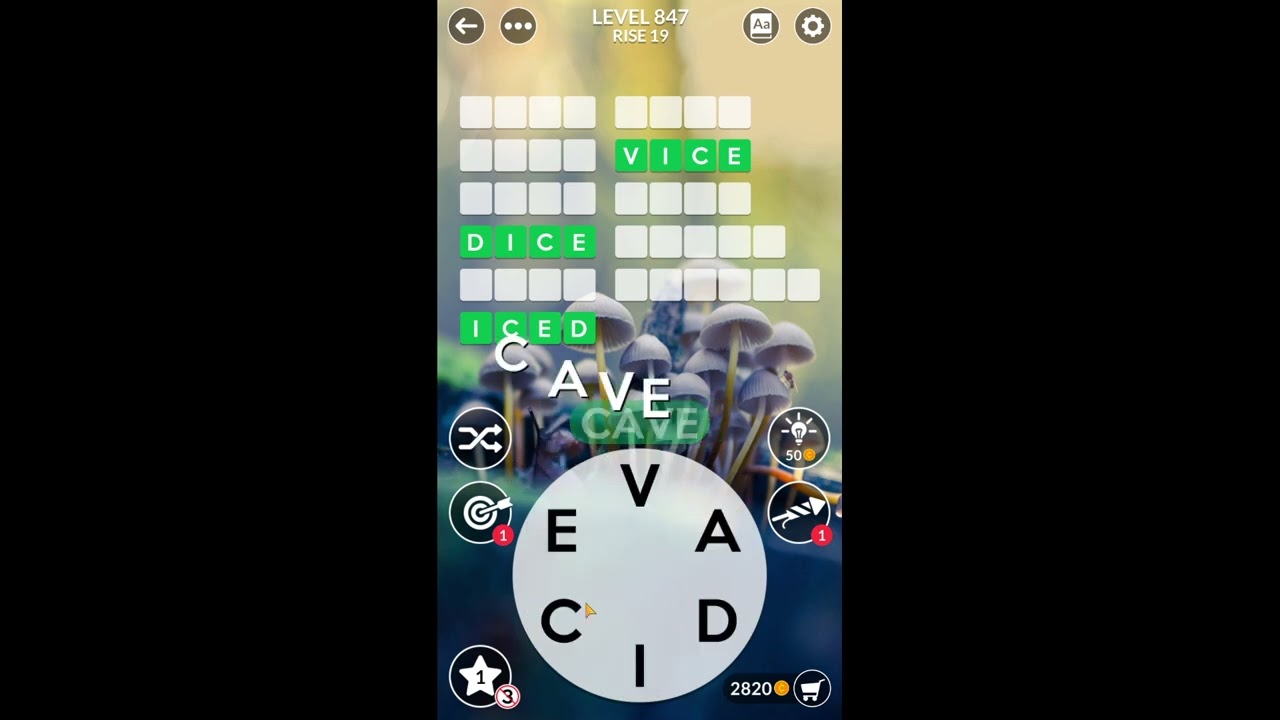 Wordscapes Uncrossed Level 847 Answers - YouTube