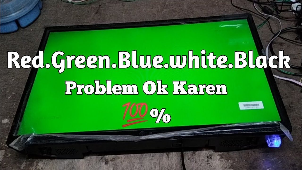 Led Tv Red Green Blue Screen || Burning Mode Kaise Hataye - YouTube
