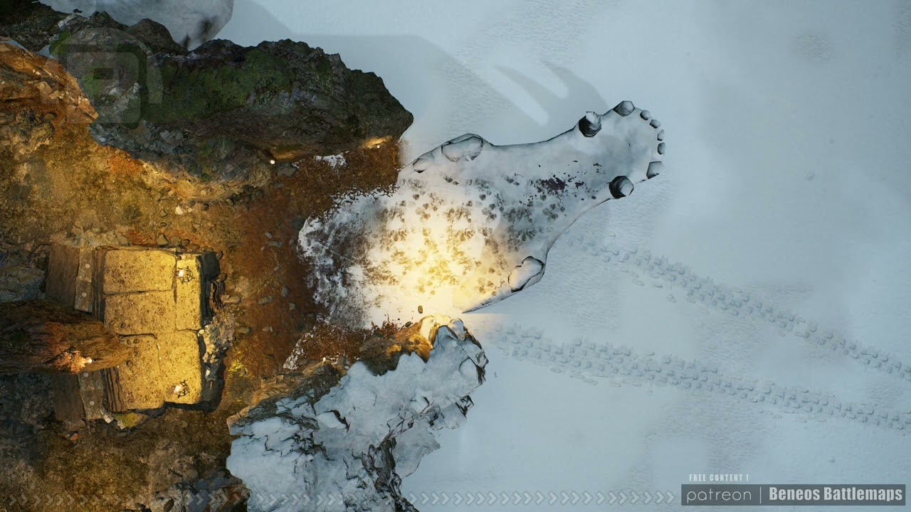 Werewolf Den Mouth Entrance | Battlemap Demo | Curse of Strahd | Beneos ...