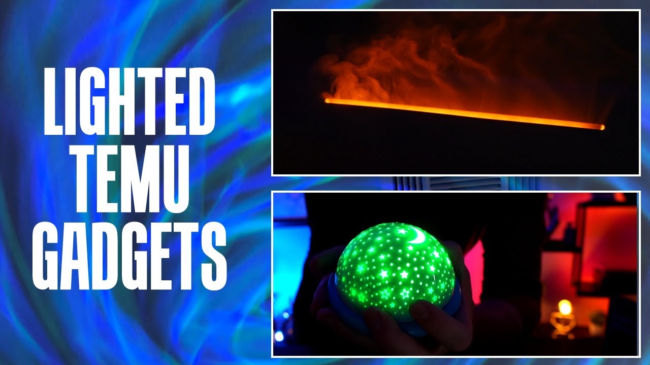 Starry Nights & Fiery Lights: Testing Lighted Temu Gadgets - YouTube