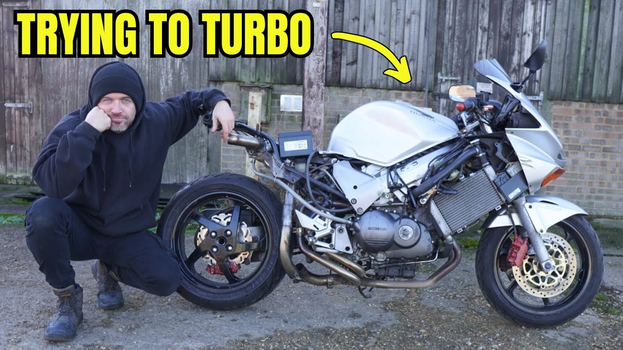 HAVE I GONE TOO FAR TRYING TO TEMU TURBO MY HONDA VFR800 - YouTube