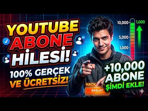 YOUTUBE ABONE HİLESİ! YOUTUBE ABONE ARTTIRMA! YOUTUBE ÜCRETSİZ ABONE HİLESİ %100 GERÇEK!