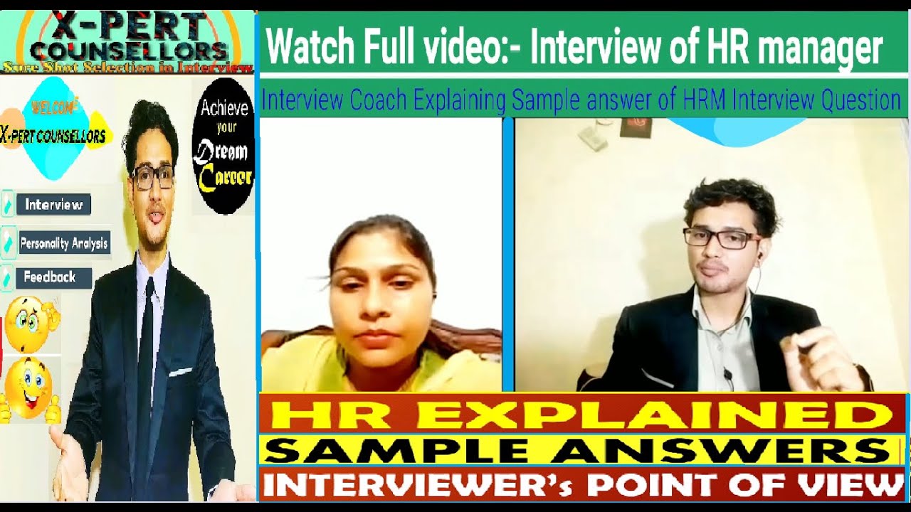 HR Manager Imp Interview Questions Best Answers | Professional vs ...