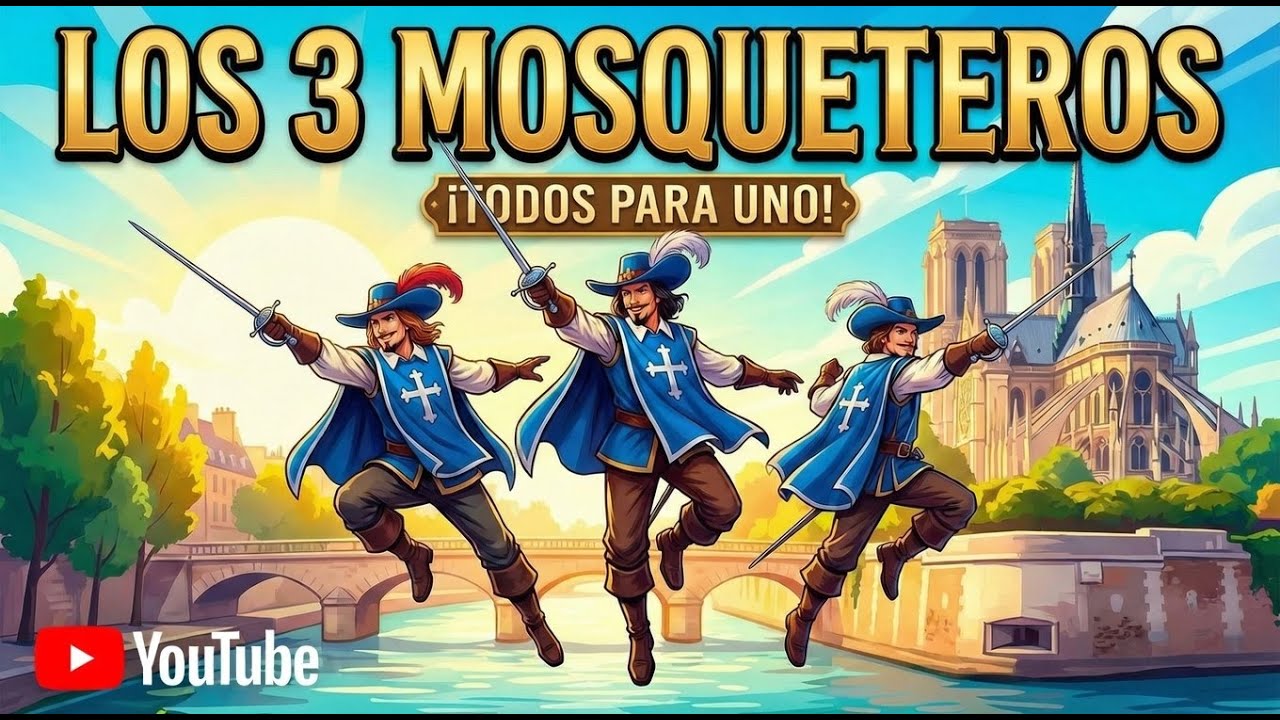 ⚔️ ¡Todos para uno y uno para todos! Los Tres Mosqueteros | Cuentos ...