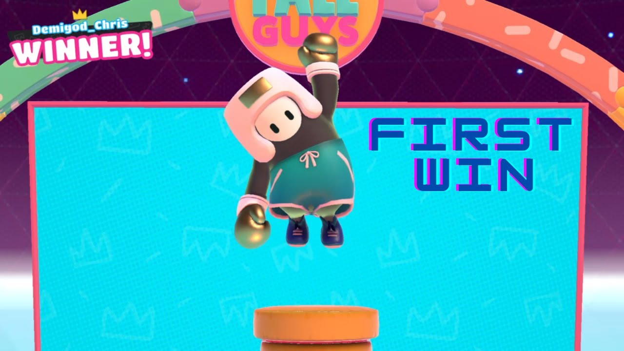 First Fall Guys Win - YouTube
