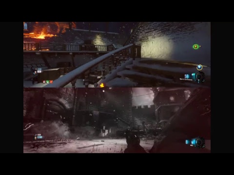 Zombies en pantalla dividida 2 jugadores (call of duty black ops 3 ...