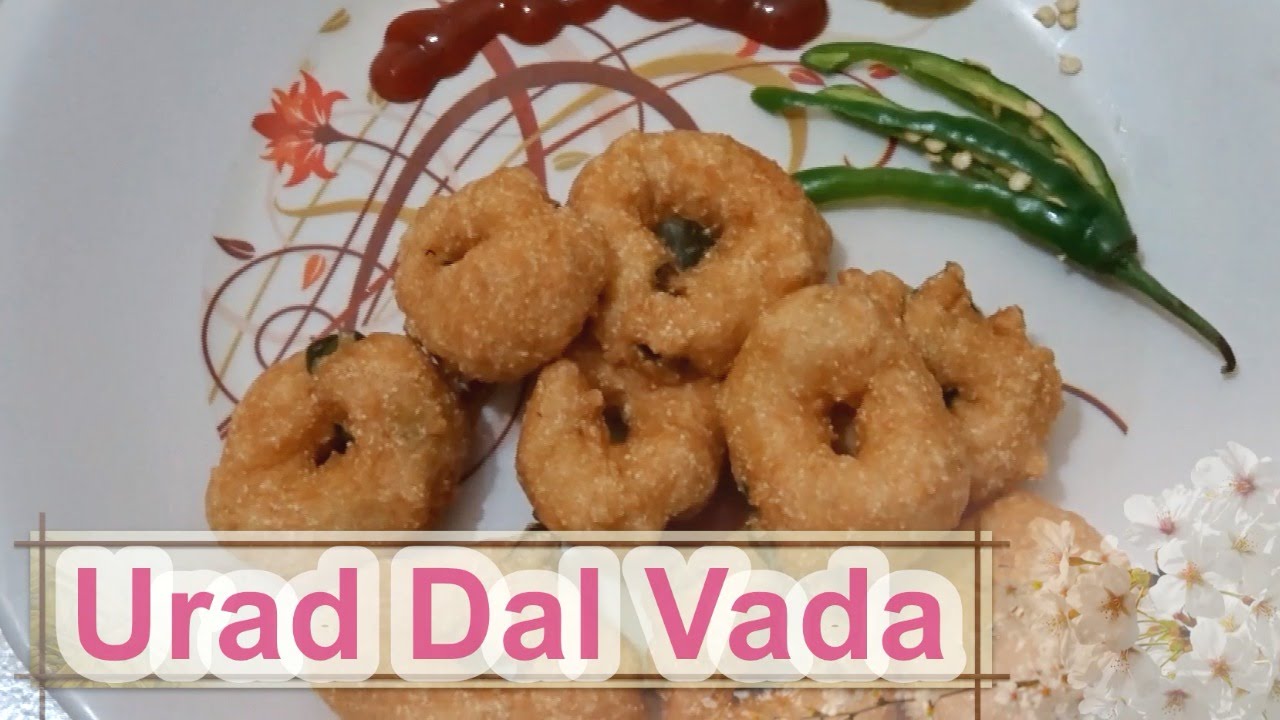 How to make Urad Dal Vada - YouTube