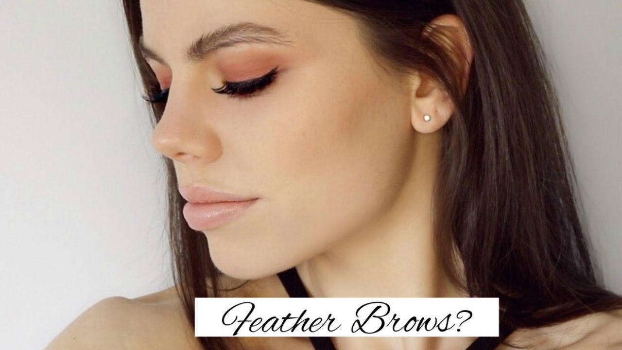Feather Brows Tutorial | New Instagram Eyebrow Trend? - YouTube