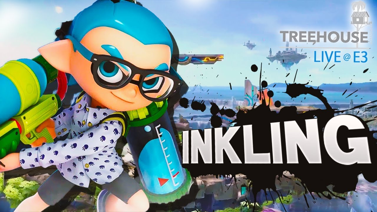 Smash Bros Ultimate Inkling Gameplay 2018 | E3 Live Footage - YouTube
