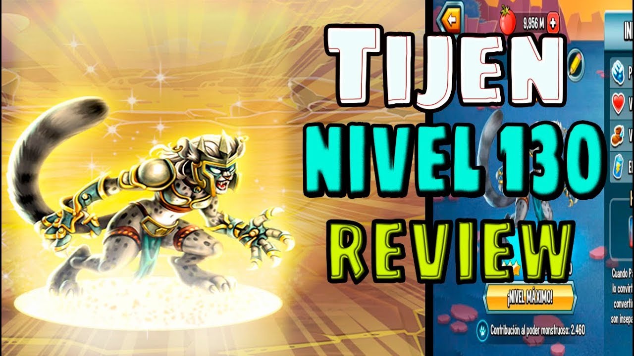 Review de TIJEN al 130! Combates pvp - Monster Legends - YouTube