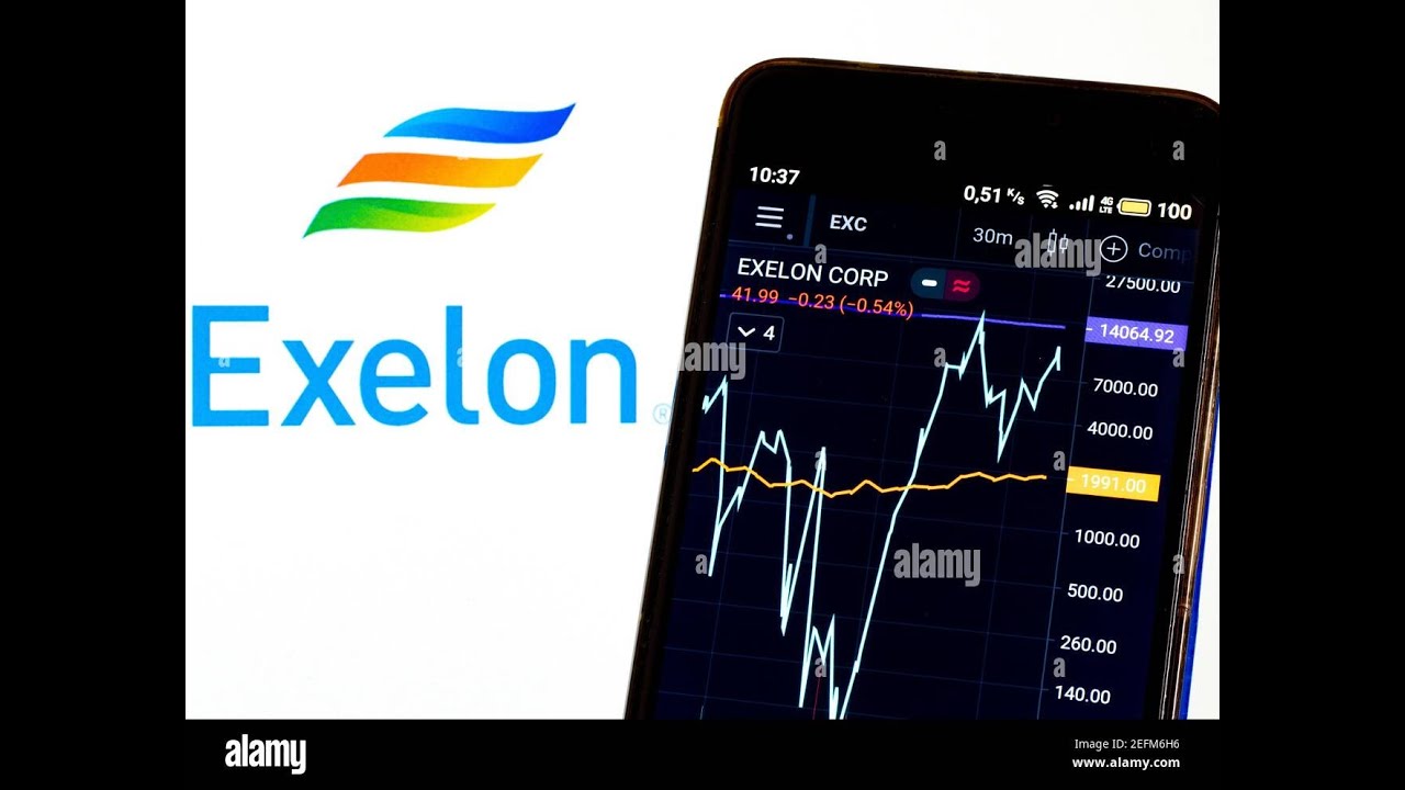 Exelon Corp. stock falls Monday, underperforming market - YouTube