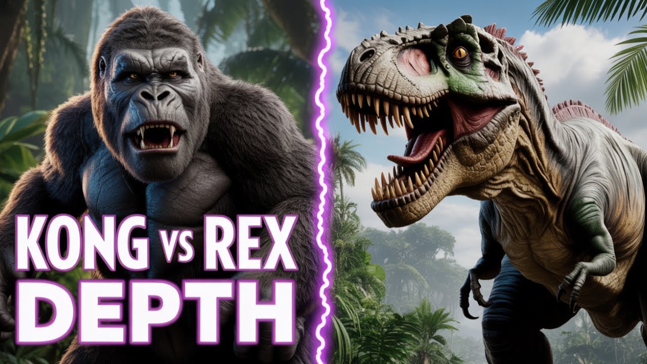 King Kong Fights ALL Monsters: HYDRA - THREE-HEADED SERPENT BEAST, LEVIATHAN, SCRAWLER,... - YouTube