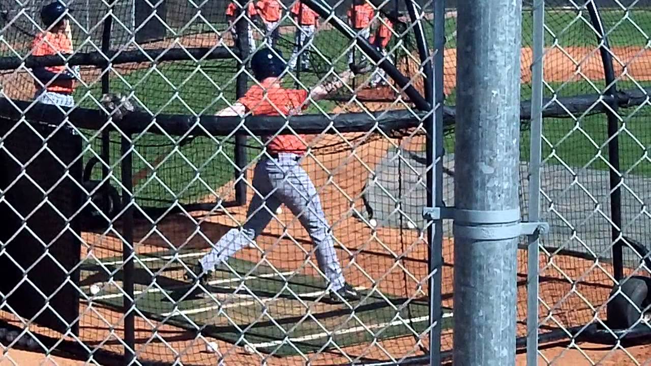 Jon Kemmer BP - Astros Spring Training 2014 - YouTube