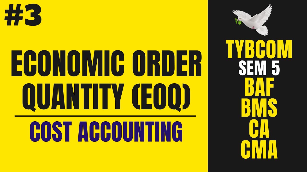 #3 Economic Order Quantity (EOQ) - Material Cost | TYBCOM SEM 5 Cost ...