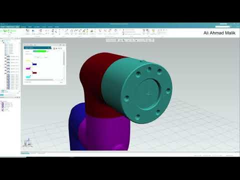 Digital Twin of a UR20 robot: Defining Kinematics in Tecnomatix Process Simulate - YouTube