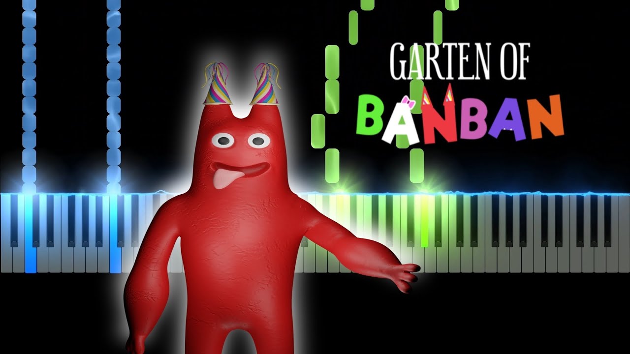Amnesia - Official Song (From Garten Of Banban) Piano Tutorial - YouTube
