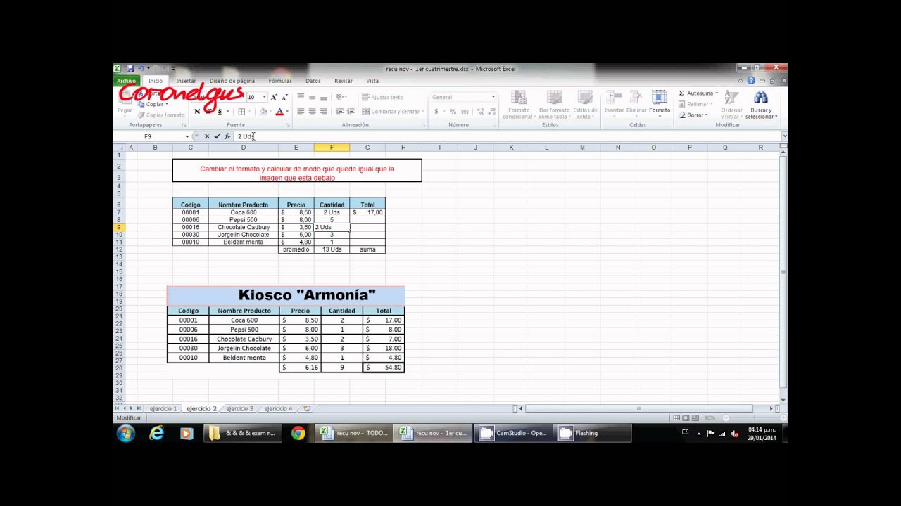 video tutorial excel 2010 formato español - YouTube