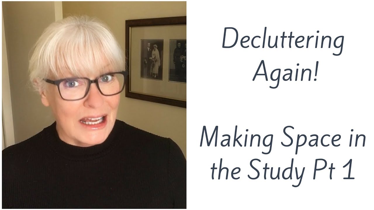 Decluttering Again! | Making a Start on the Study Pt 1 - YouTube