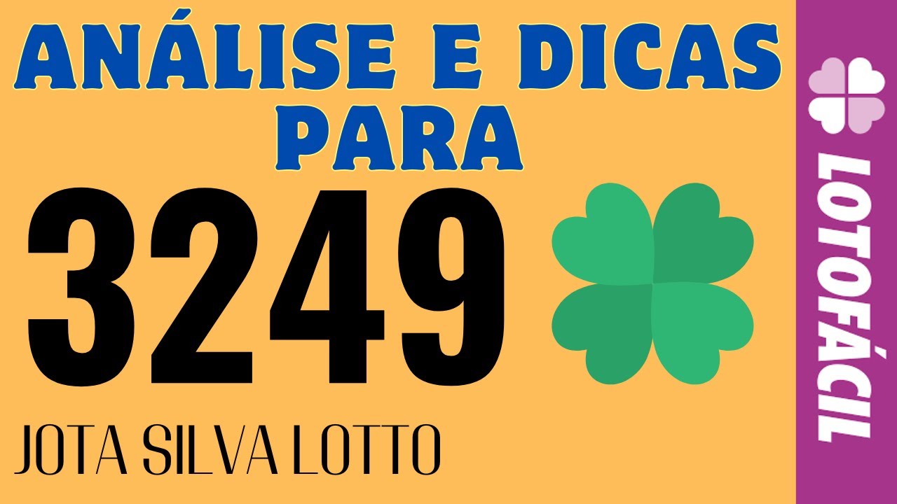 ANÁLISE PARA LOTOFÁCIL 3249 - YouTube