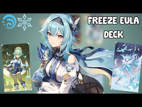 Freeze Eula Deck but with Sucrose and Oceanid! Genshin Impact TCG - YouTube