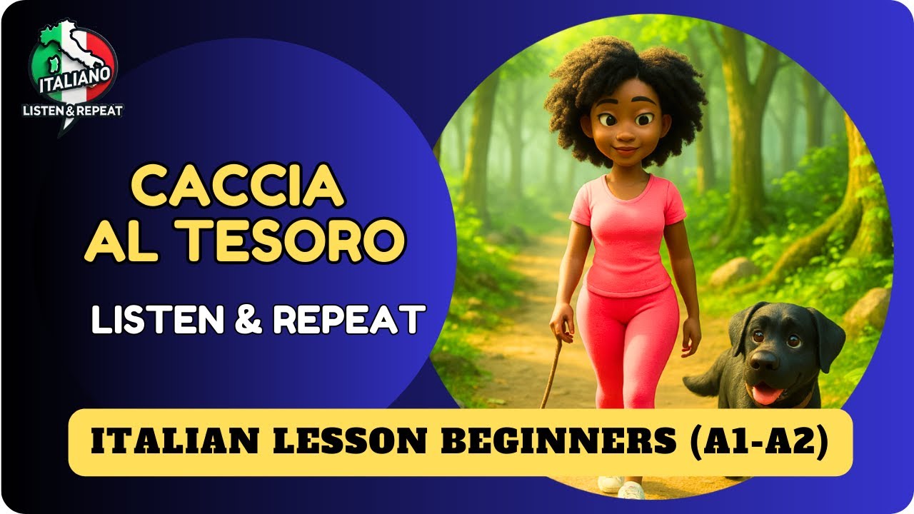 Learn Italian | Listen & Repeat Short Story | Beginners (A1-A2) Caccia ...