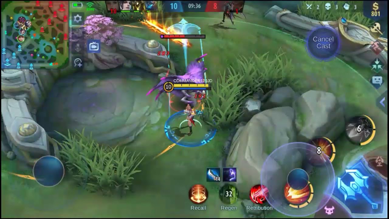 My first game in mythic rank[MLBB] - YouTube