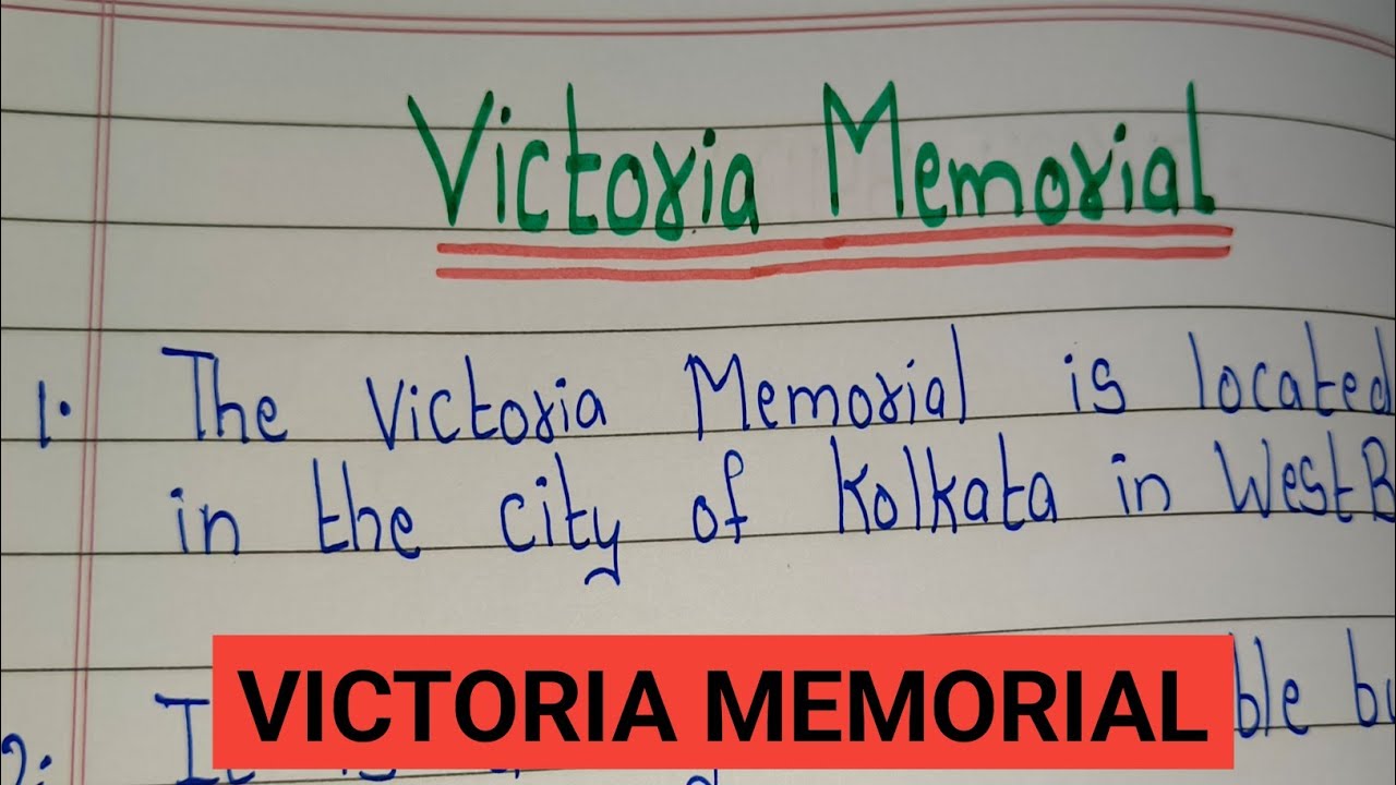 10 Lines on Victoria Memorial// Essay on Victoria Memorial in english ...