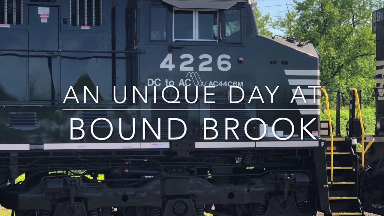 A unique time railfanning @ bound brook - YouTube