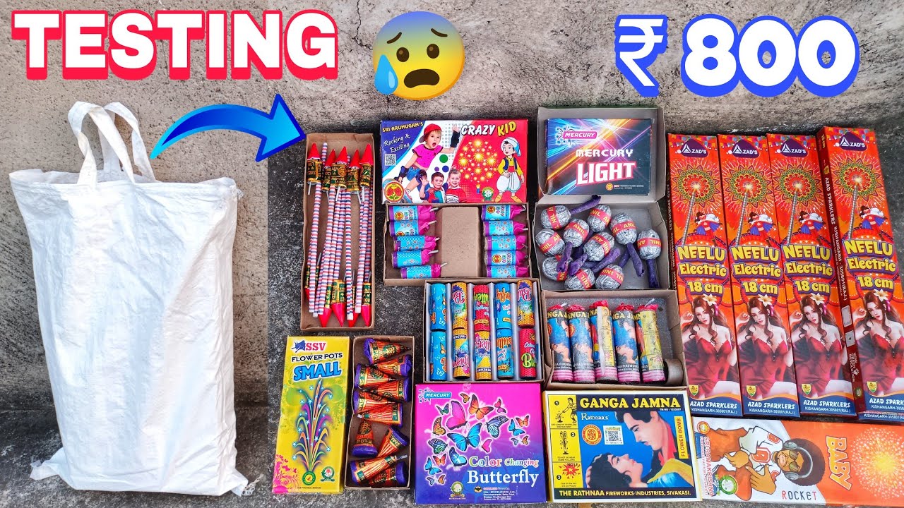 Diwali Patakhe Testing Under 800₹ 🔥 • different types of Diwali ...