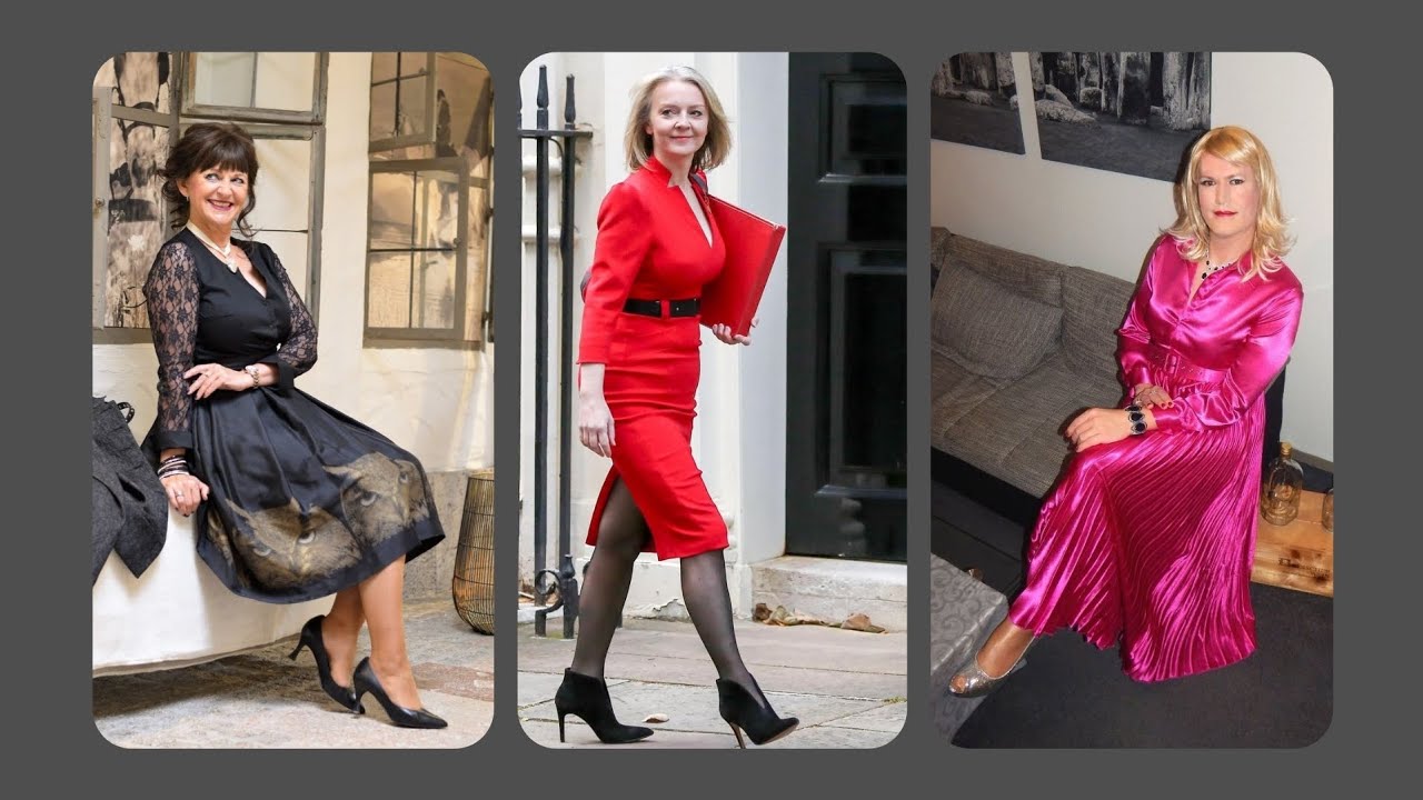 Elegant Granny & Older Women Killer & High Heels Combination with ...