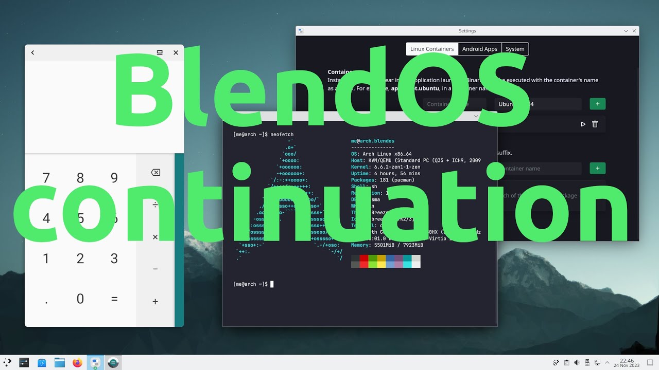 BlendOS | продолжение следует .... - YouTube