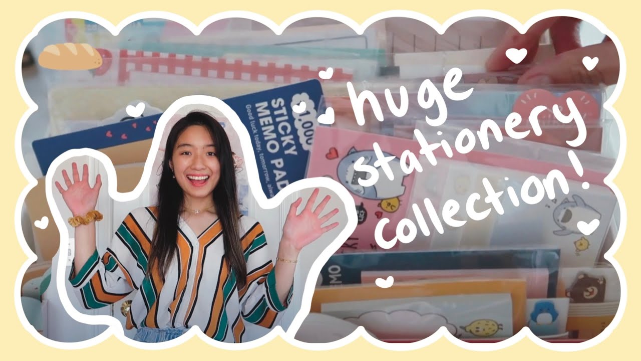 art and stationery collection | how i organize my stationery 2020 - YouTube