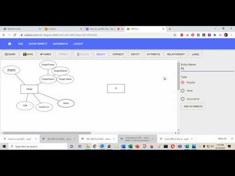 How to use ERD Plus - YouTube