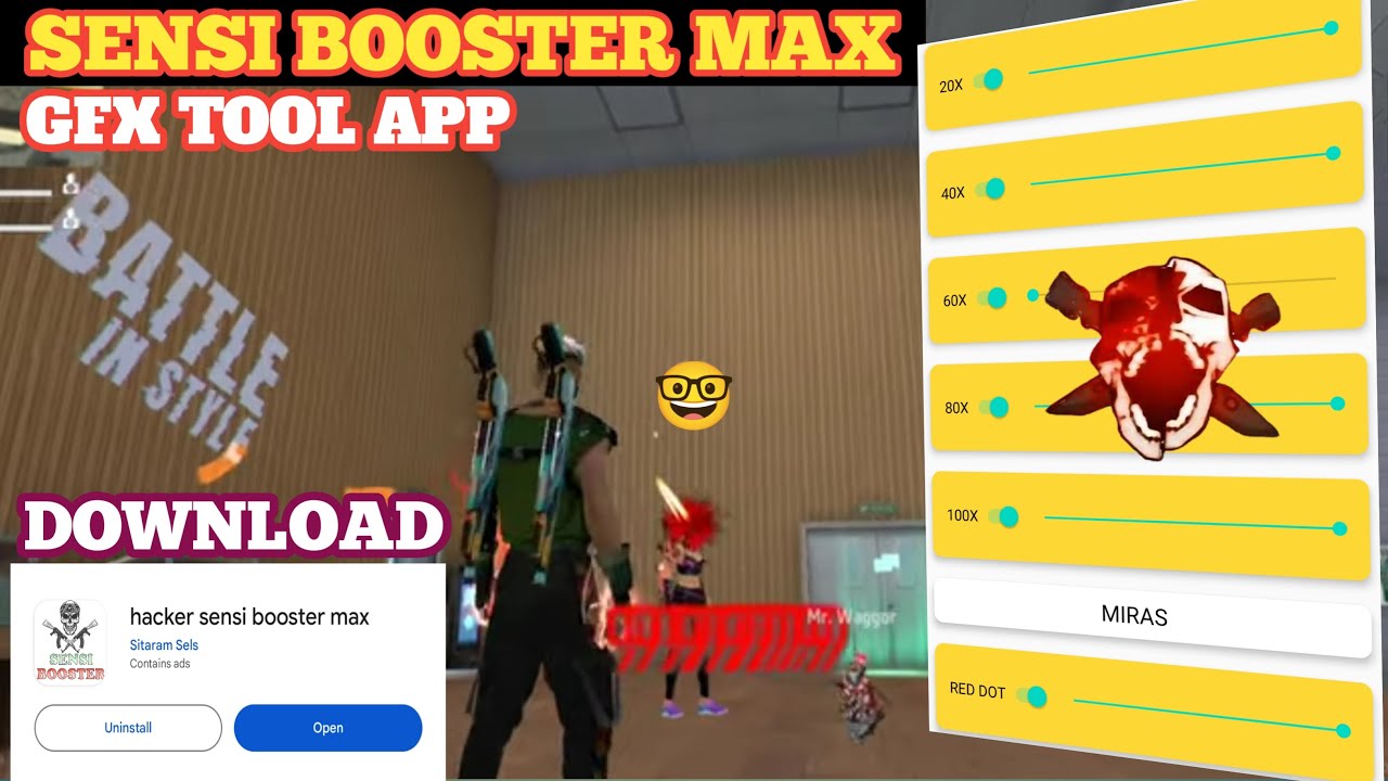 SENSI BOOSTER MAX 👽 FREE FIRE BEST SENSITIVITY 🎯 GAME BOOSTER ? ONE TAP HEADSHOT SENSITIVITY ...