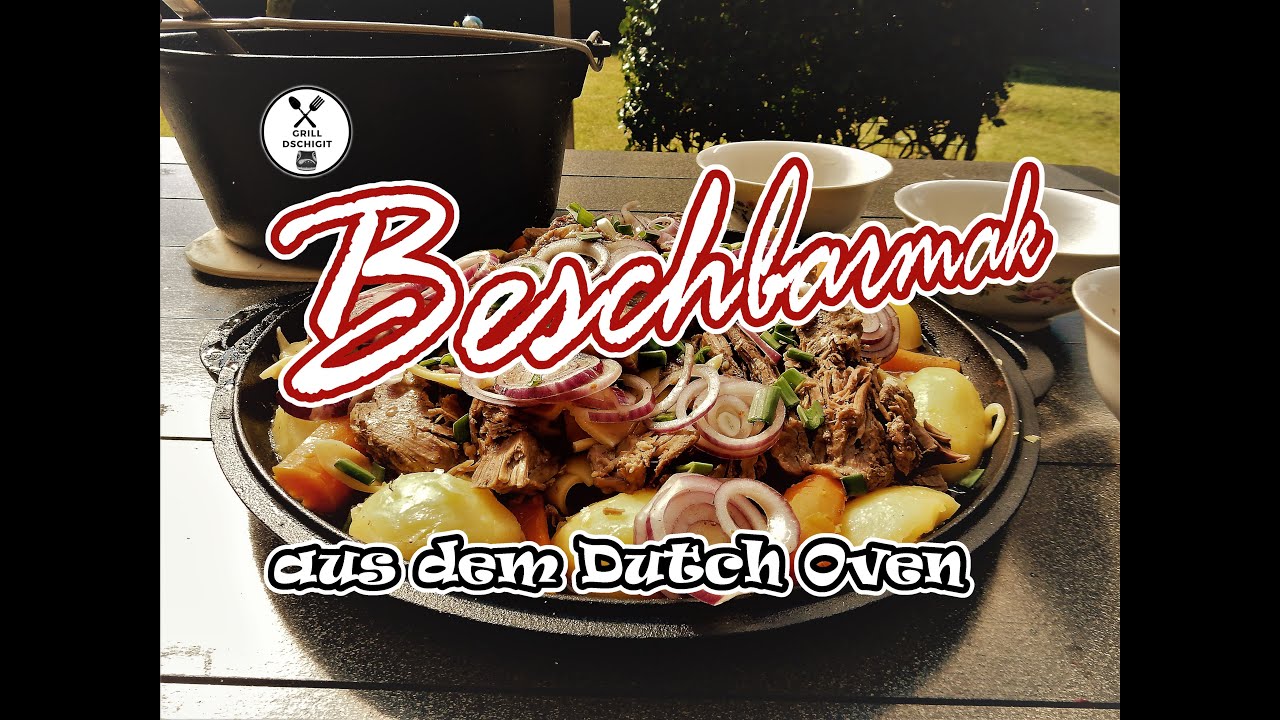 BBQ Beschbarmak - ein kombinierte Fleisch-Nudel Gericht aus dem Dutch ...
