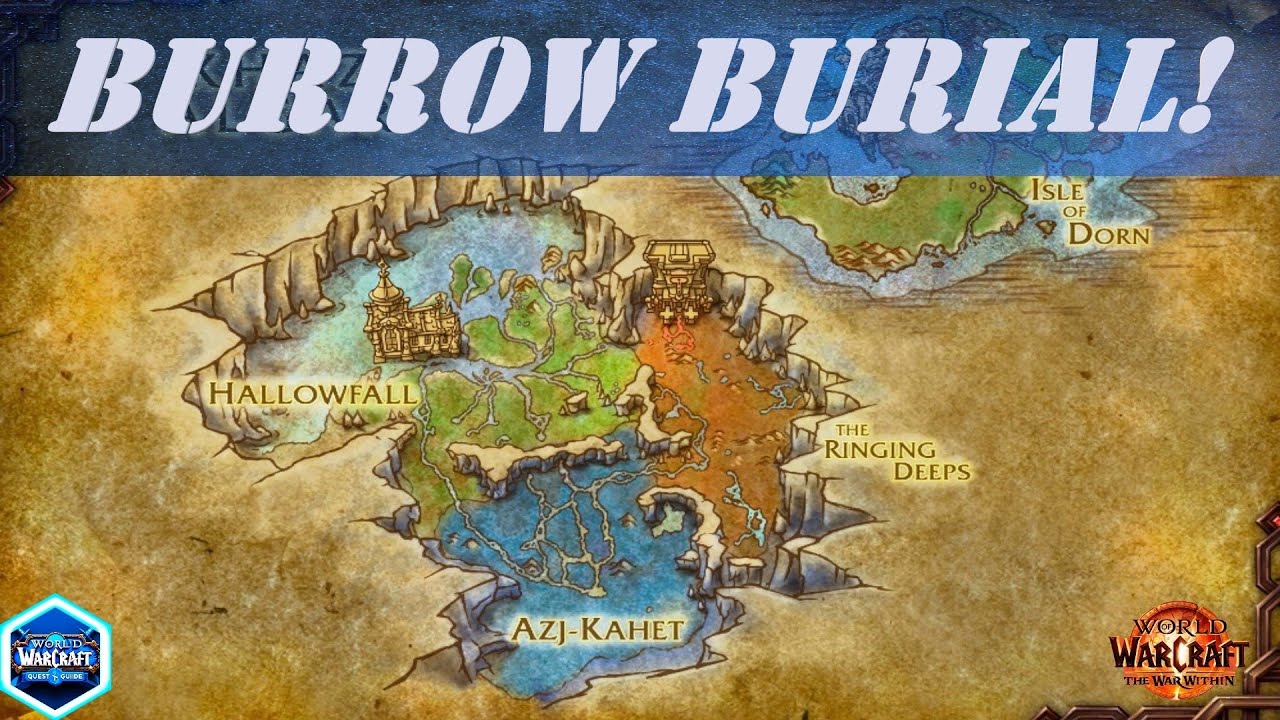 Burrow Burial! World Quest | Hallowfall | Nerubian Burrow Destroyed ...